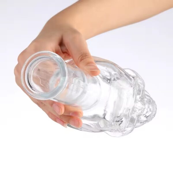 Wholesale luxury long neck skull head vodka glass bottle – Sinobottles.com