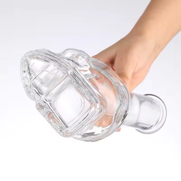 Wholesale luxury long neck skull head vodka glass bottle – Sinobottles.com