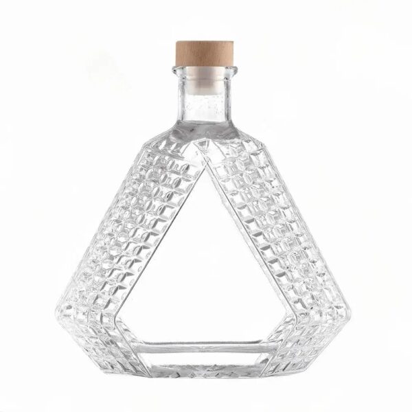 700ml Whisky Brandy diamond cut bottle supplier – Sinobottles.com