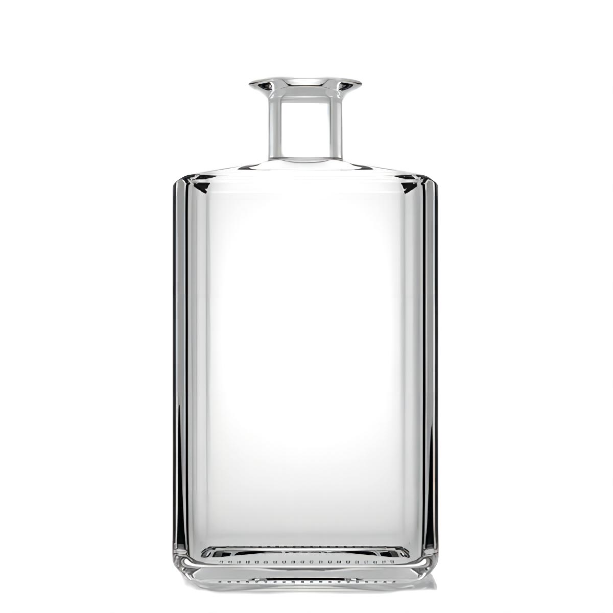 750ml 750g Bar top Super Flint Square Shape Glass Bottle – Sinobottles.com
