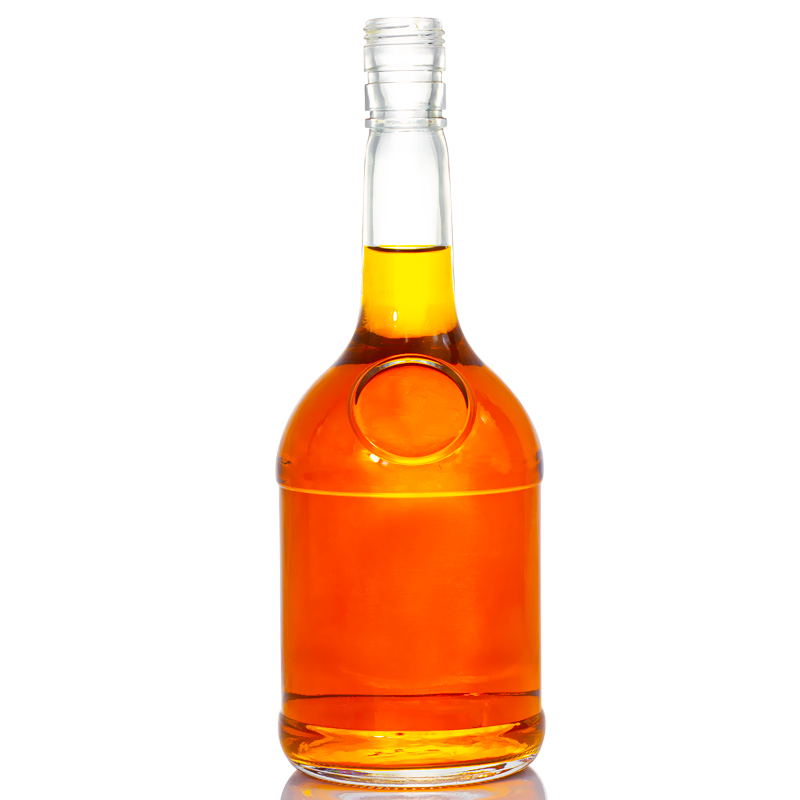 750ml long neck screw round Whiskey bottle with badge – Sinobottles.com